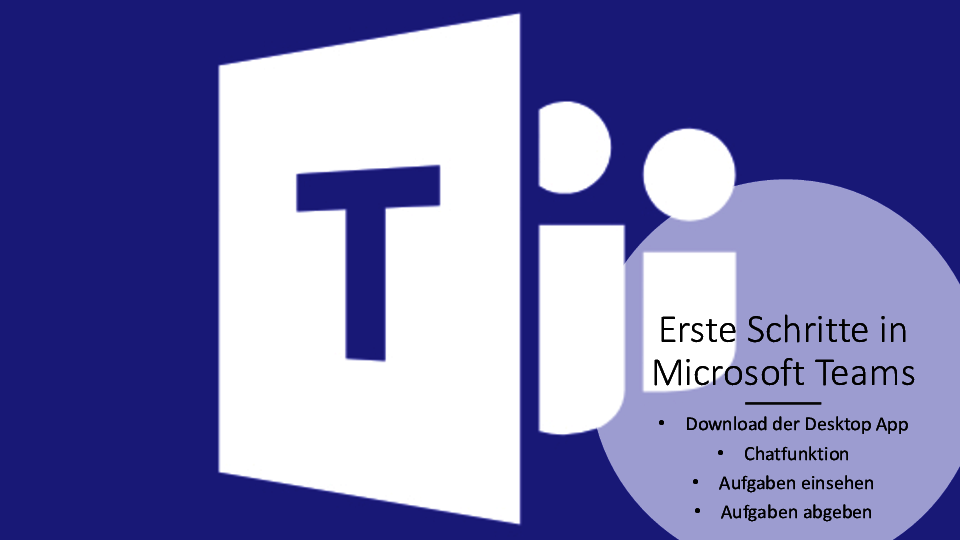 Erste Schritte mit Microsoft TEAMS - Gesamtschule